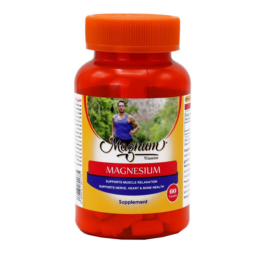 قرص منیزیم 420 گرم مگنوم 60 عددی - داروخانه آنلاین داروهلپ